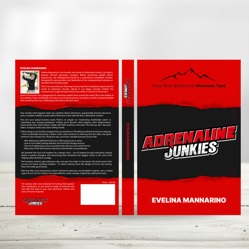 Designs | Adrenaline Junkies Book Cover | Book cover contest