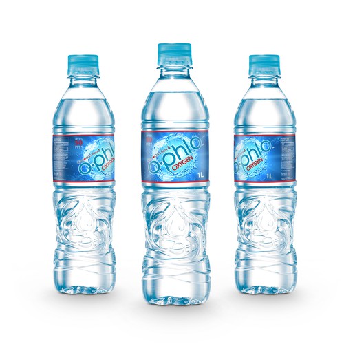 Best New Bottled Water Infused with O2 | Product label contest