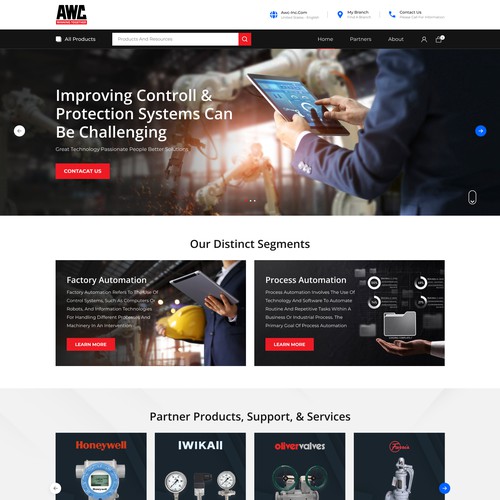 Designs | Help AWC's UGLY Homepage Attract Engineers | Web page design ...