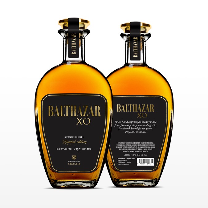 Brandy label design | Product label contest