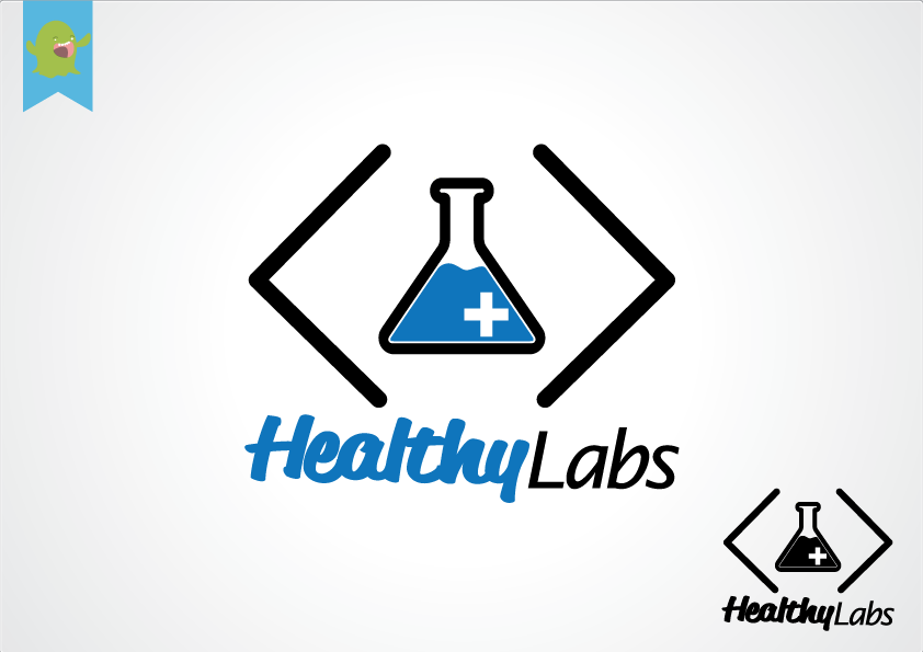 Design a SIMPLE 2D BEAKER Logo for HEALTHY LABS | Logo design contest