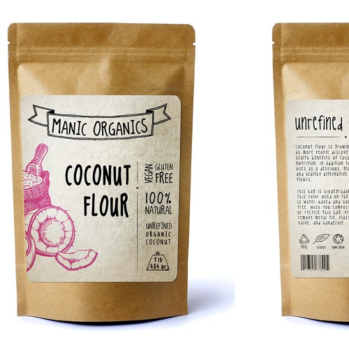 Raw & Organic Food Company needs minimal clean & contemporary packaging ...