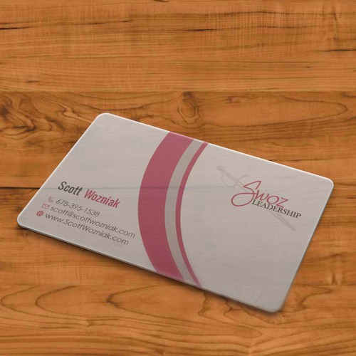 Distinctive business card for leadership network | Business card contest