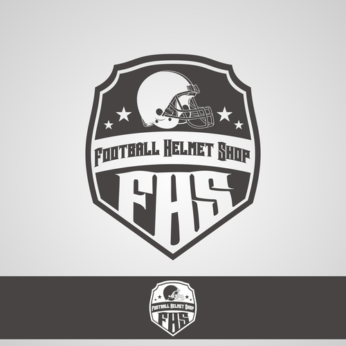 logo for Football Helmet Shop | Logo design contest