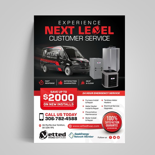 Designs | HVAC Eye Catching Magazine AD | Postcard, flyer or print contest