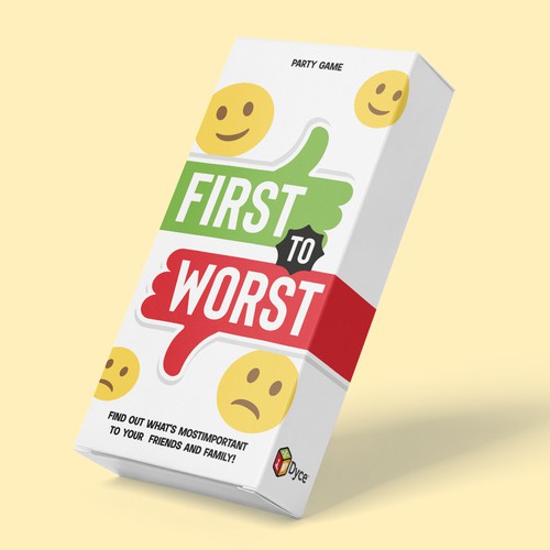 Designs | PARTY GAME: First to Worst | Product packaging contest