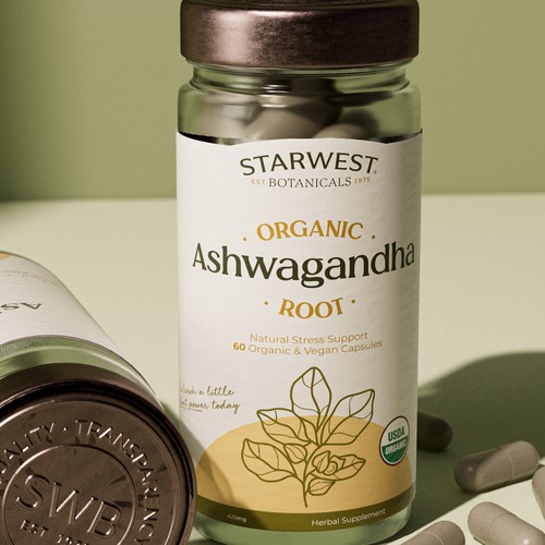 Designs | Organic Herb Capsule Label Design | Product packaging contest