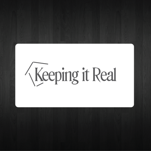 Logo Design for New Web TV Show: Keeping it Real | Logo design contest