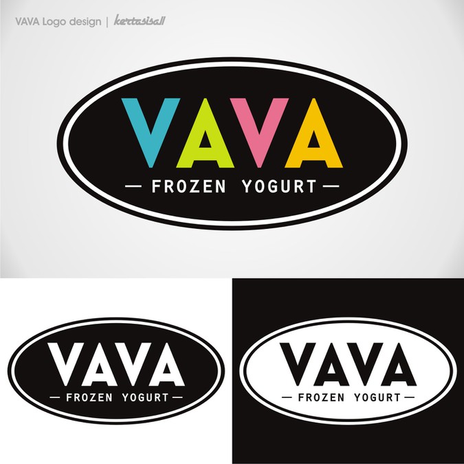 Create a logo for VAVA Frozen Yogurt | Logo design contest