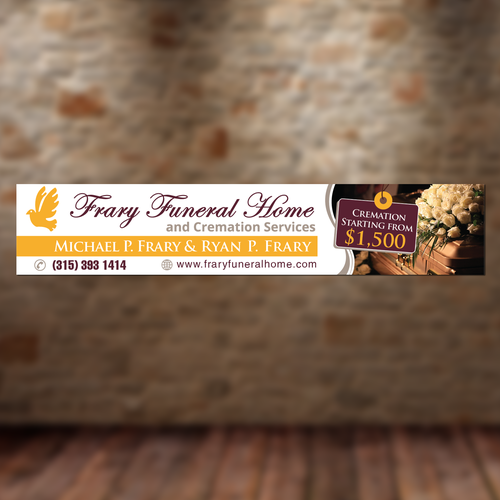Funeral Home Billboard Design | Signage contest