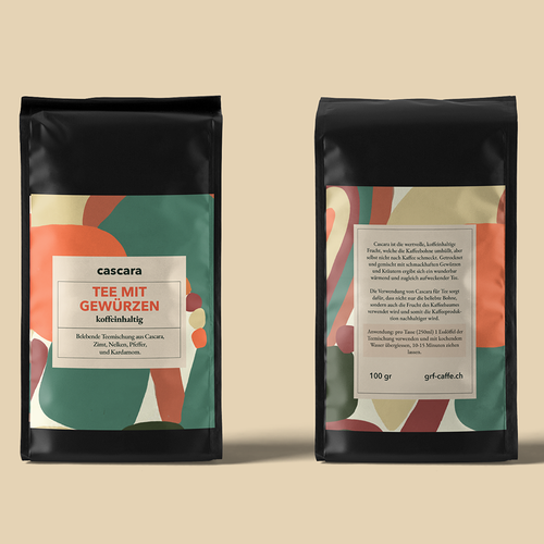 Designs | Cascara tea label | Product packaging contest