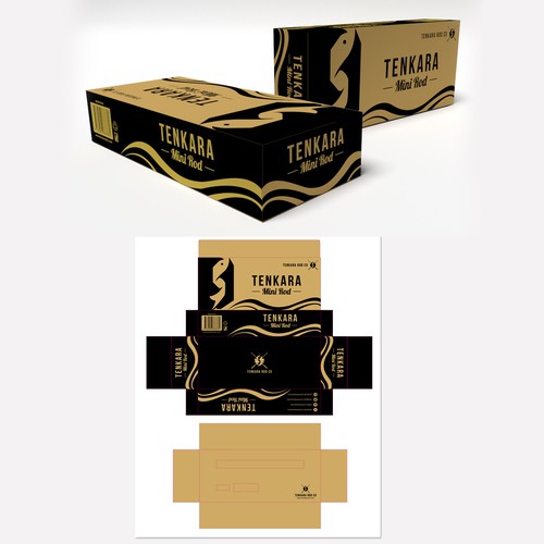 Packaging for fly fishing rod. | Product packaging contest