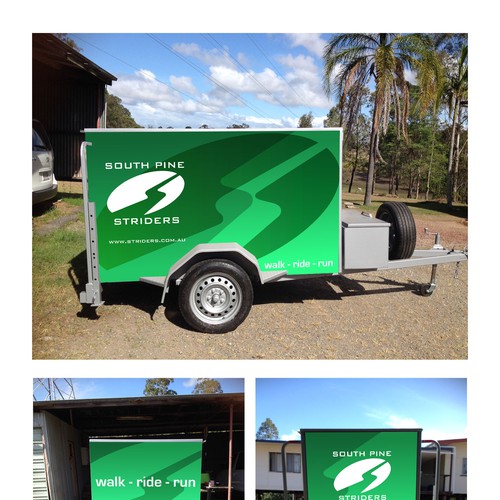 Design our running club's new eye catching trailer wrap | Signage contest
