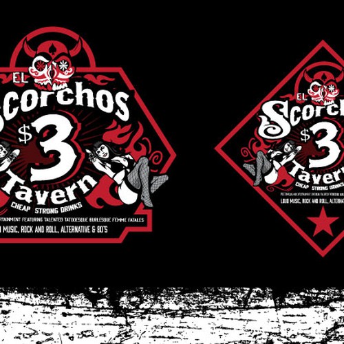 Create dark, evil and cool logo for dive bar | Logo design contest