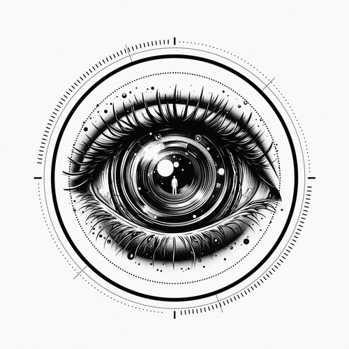 Designs | "Lens That Sees Its Flaws" abstract concept tattoo design ...