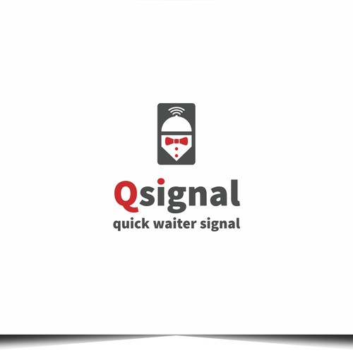 Create a logo for a web-based waiter signal system for mobile devices ...