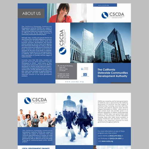 Need a brochure to hand out to thousands of California local ...