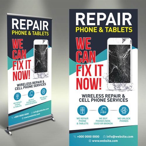 Designs | Phone Repair Poster | Poster contest