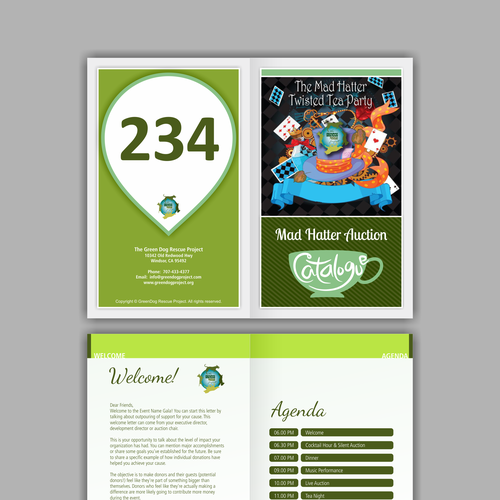 Auction catalog for non profit fundraiser (need a template that I can ...