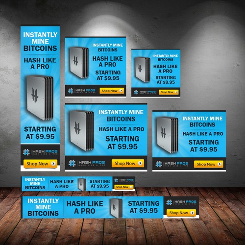 Banner Ads for Bitcoin Mining Company | Banner ad contest