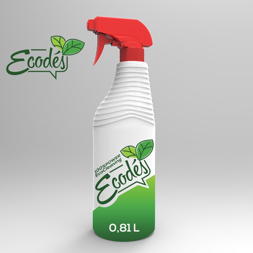 100% Bio Cleaning product label | Product label contest