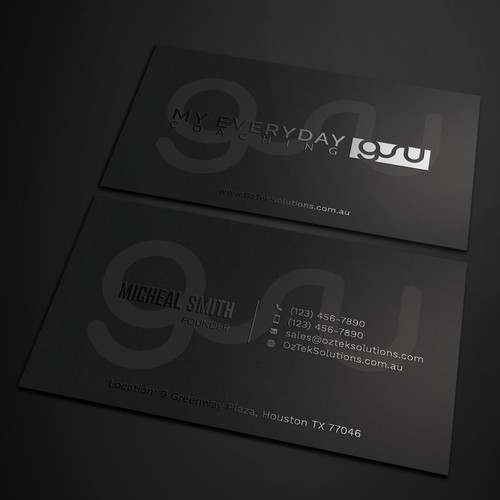 Create a card that shows the "Guru" in every geek! | Business card contest