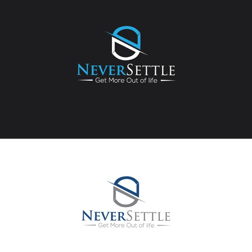 Create a minimalistic text logo for NeverSettle | Logo design contest