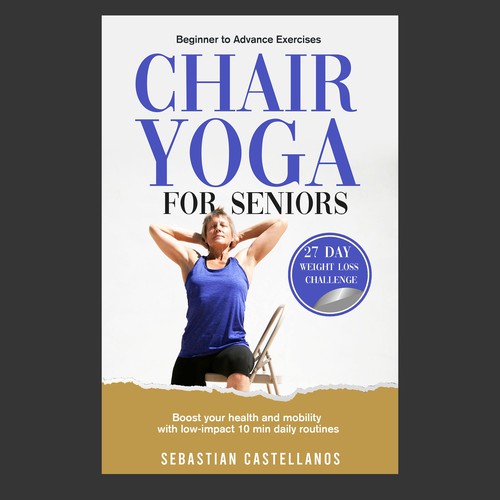 Designs | Chair Yoga book cover | Book cover contest