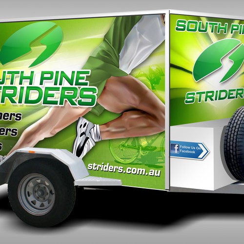 Design our running club's new eye catching trailer wrap | Signage contest
