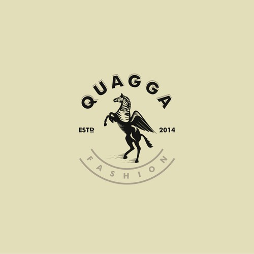 Create a vintage/modern/simple logo for Quagga, nature-inspired Fashion ...
