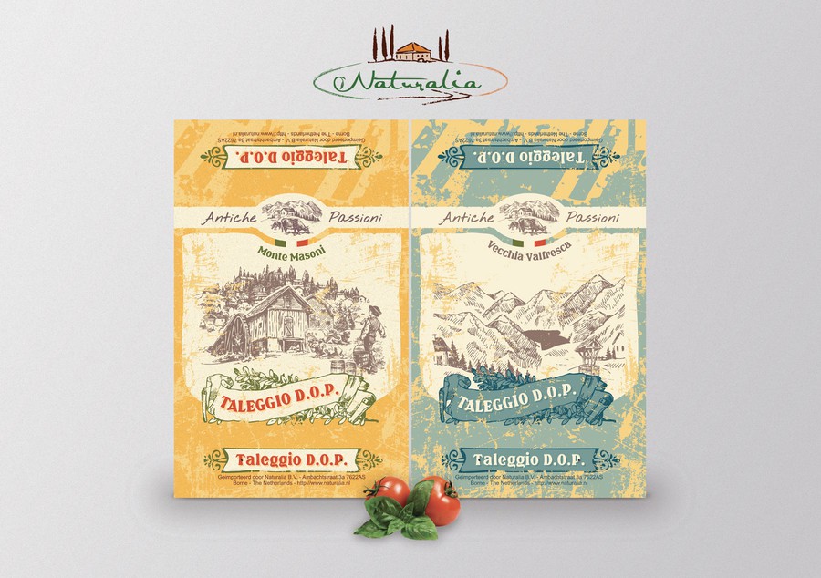 Create a Product label for an Italian Cheese | Product label contest