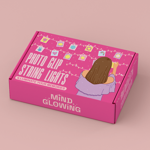 Designs | A cute, trendy & engaging packaging for our Photo Clip String ...