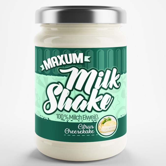 Milk Shake label design | Product label contest
