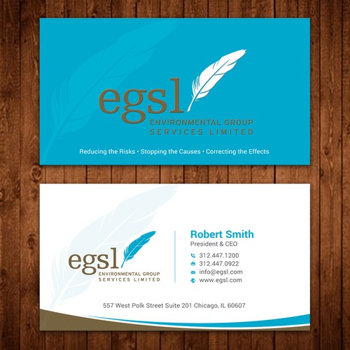 Designs | Environmental Firm Looking for High Impact Business Card ...
