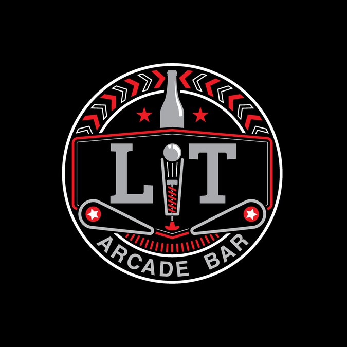 Lit arcade bar | Logo & brand identity pack contest