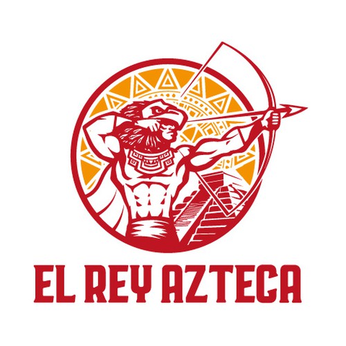 Designs | Aztec Warrior/King Logo for Mexican Restaurant - Guerrero/Rey ...