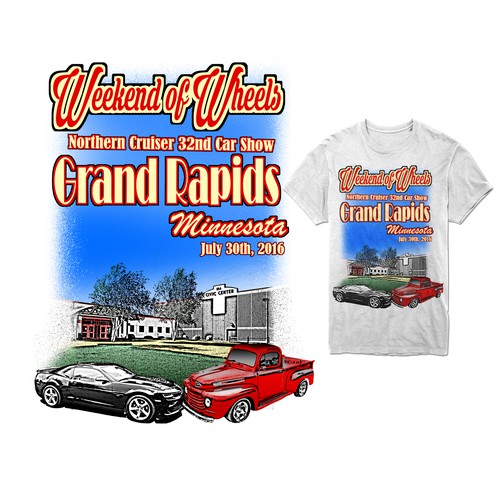 Car Show Event t-shirt | T-shirt contest