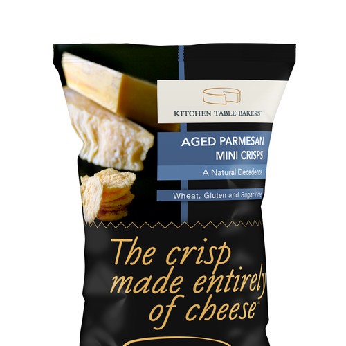 Designs | Create packaging for challenging awesome Parmesan Crisps ...