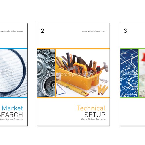 Funky Training Manual Cover Designs x 6 Covers | Print or packaging ...