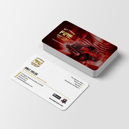 Designs | FIRE ENGINE DESIGN BUSINESS CARD | Business card contest