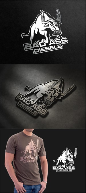 create a branding and trademark for BAD ASS Diesels. When looking at ...