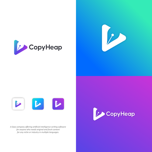 Designs | Logo Design for a Artificial Intelligence Writing Software ...