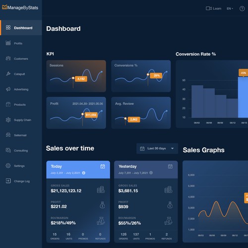 Designs | Member's area User Interface re-design & modernization for ...