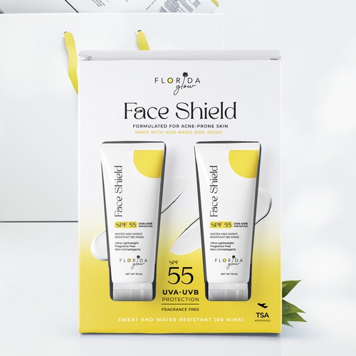 Designs | Face Shield SPF 55 Two Pack | Product packaging contest