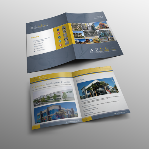 Design a Professional Booklet for an Engineering Firm | Brochure contest
