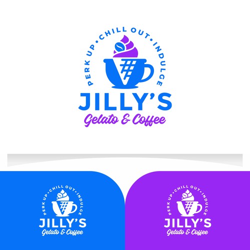 Designs | Unique and Elegant Coffee and Gelato Mobile Cafe Concept Logo ...