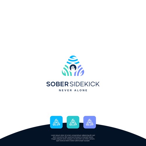 Designs | Design powerful Icon for the Sober Sidekick app | Logo design ...