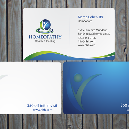 Visiting Card Design For Homoeopathic Doctors