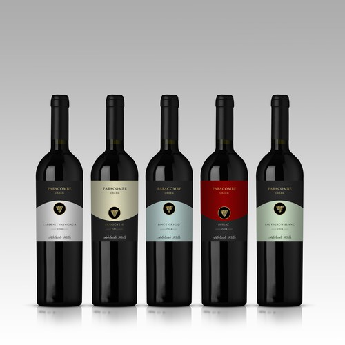 Modern yet classic label design for a boutique Australian wine ...