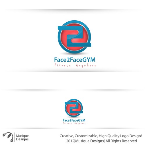 logo for Face2Face Gym | Logo design contest